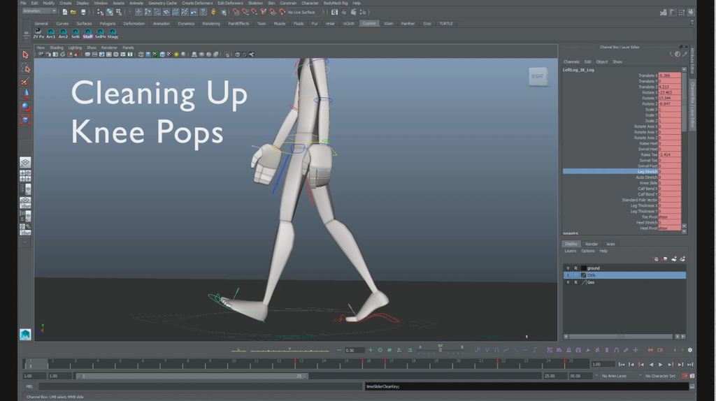 How to make an animation walk cycle step by step - Rusty Animator