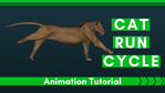 Cat Run Cycle Animation Tutorial - Rusty Animator